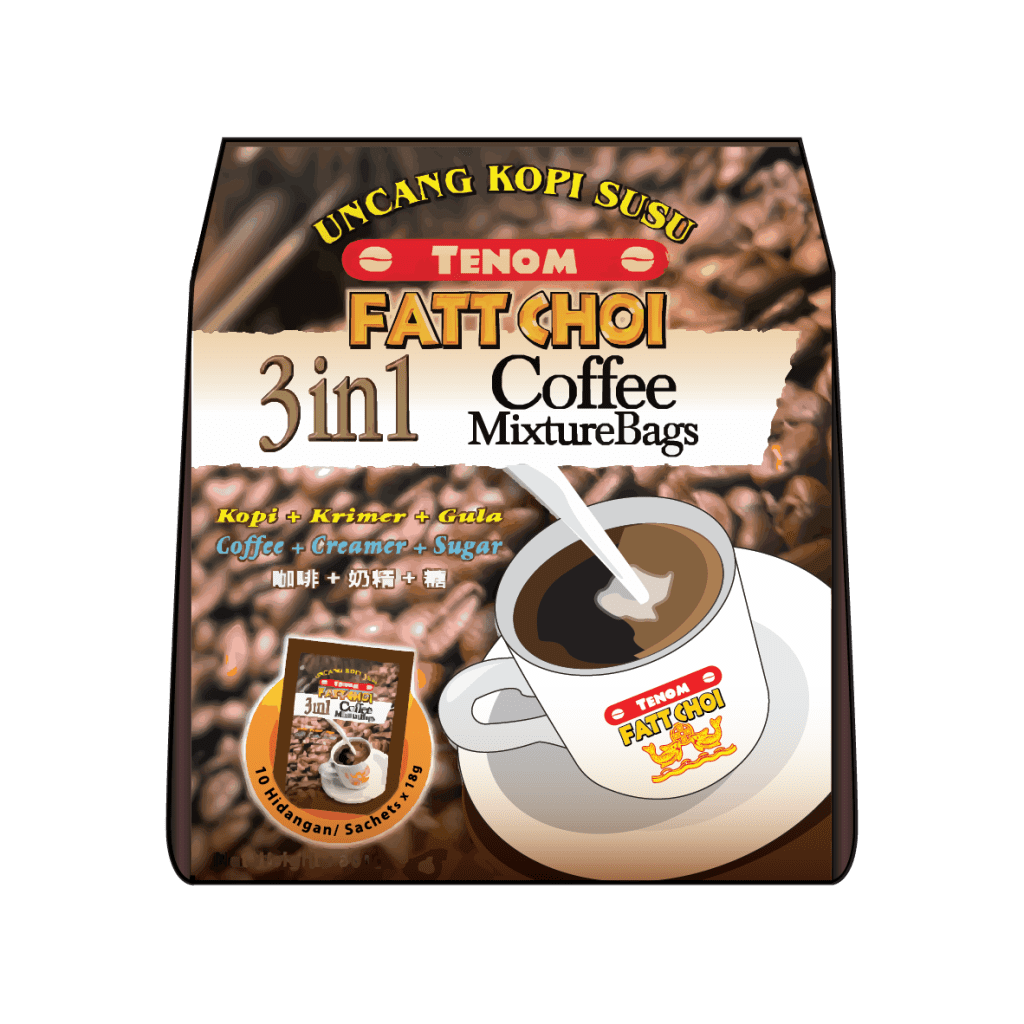 Fatt Choi traditional coffee blends - Best local coffee in Tenom, Sabah